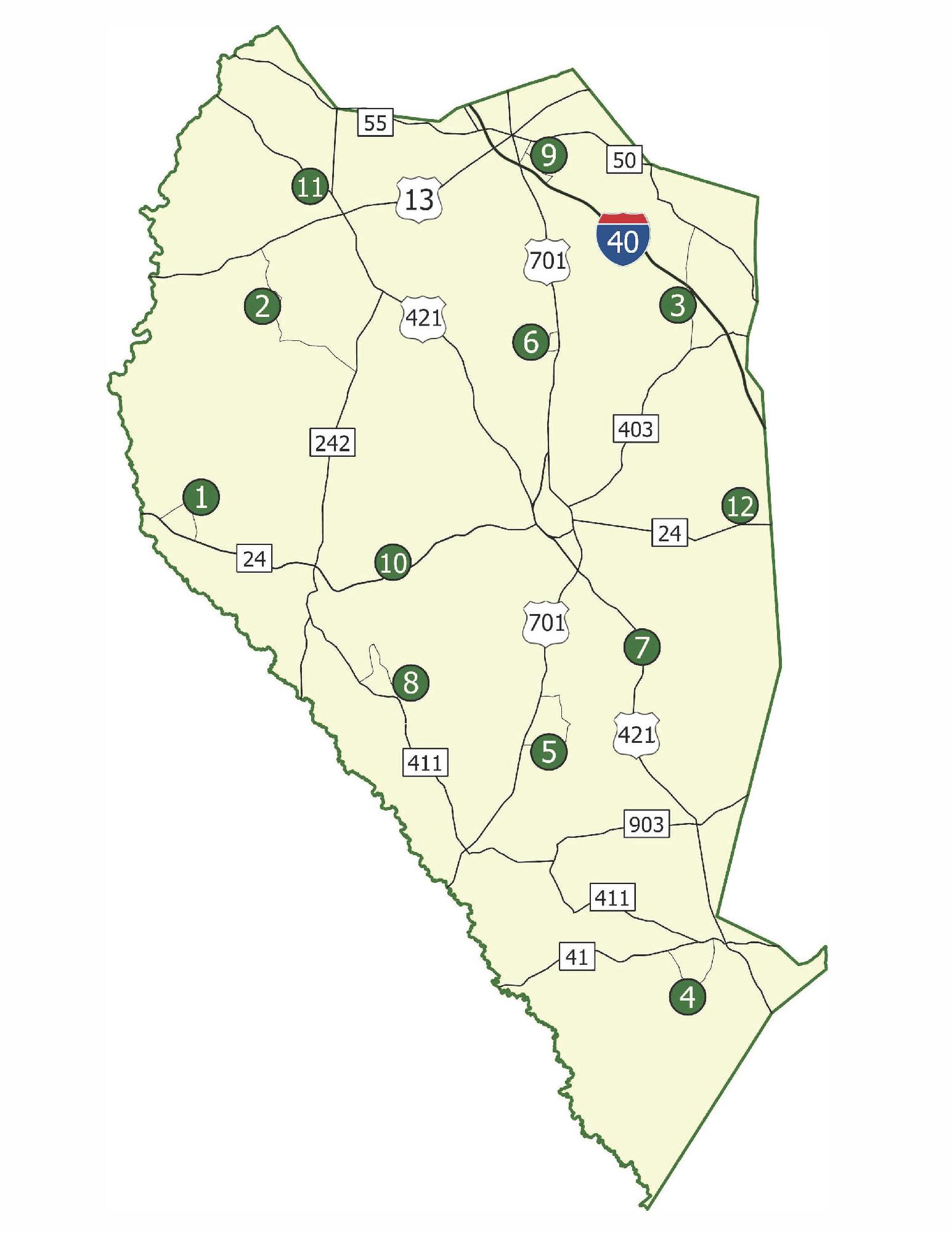 Convenience Site Locations - Sampson County Government